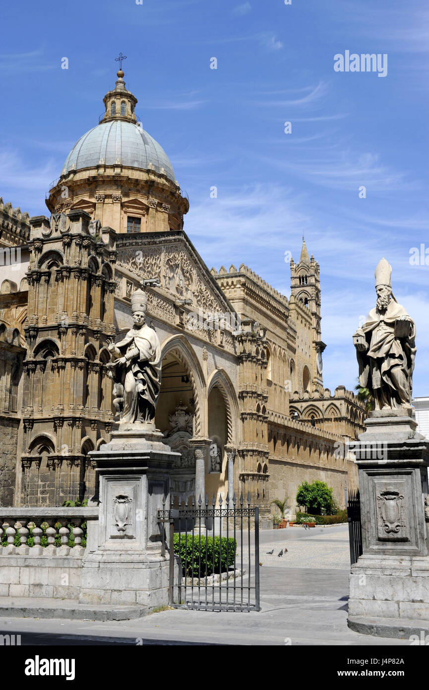 Italy, island Sicily, Palermo, cathedral Maria Santissima Assunta ...