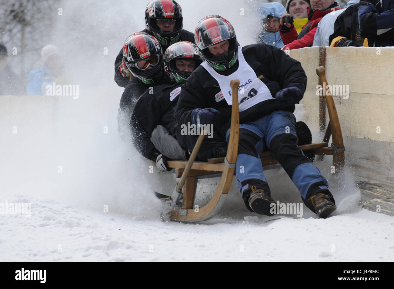 Horn slide races, Germany, Upper Bavaria, Garmisch-Partenkirchen ...