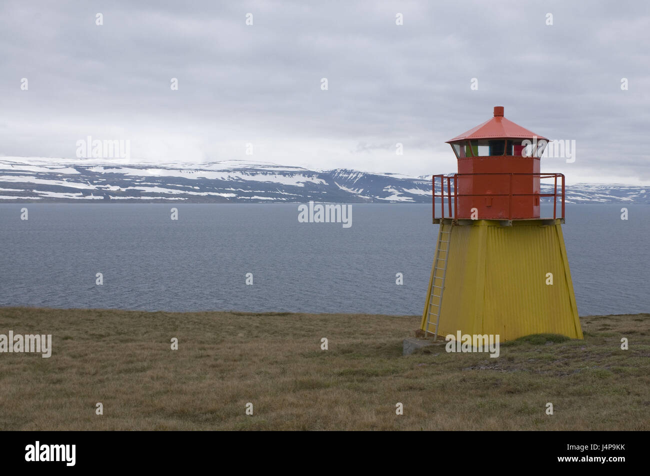 Yellow lighthouse iceland hi-res stock photography and images - Alamy