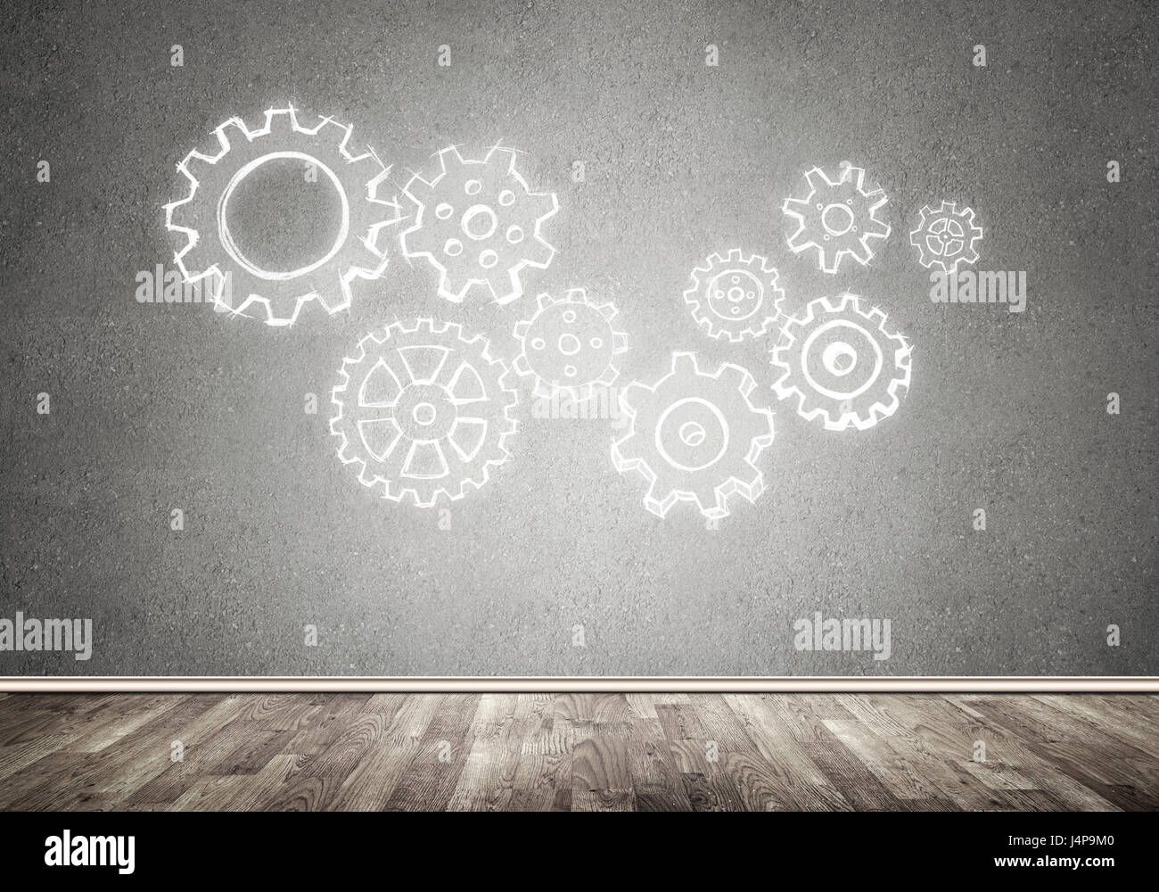 Gear mechanism as teamwork concept Stock Photo - Alamy