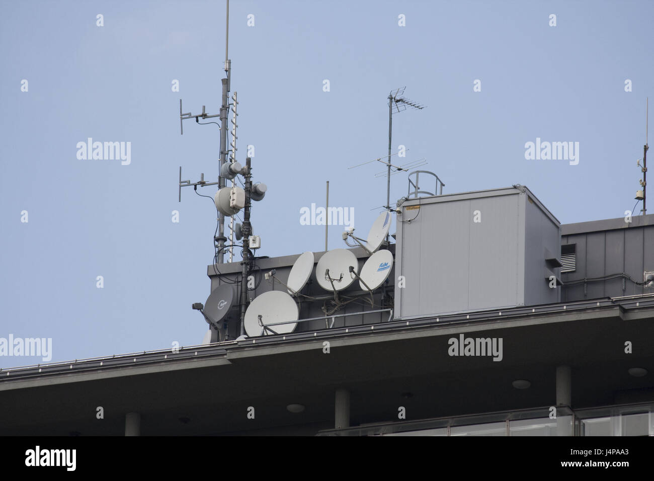 Receivers, television, mobile radio, house roof, television reception ...