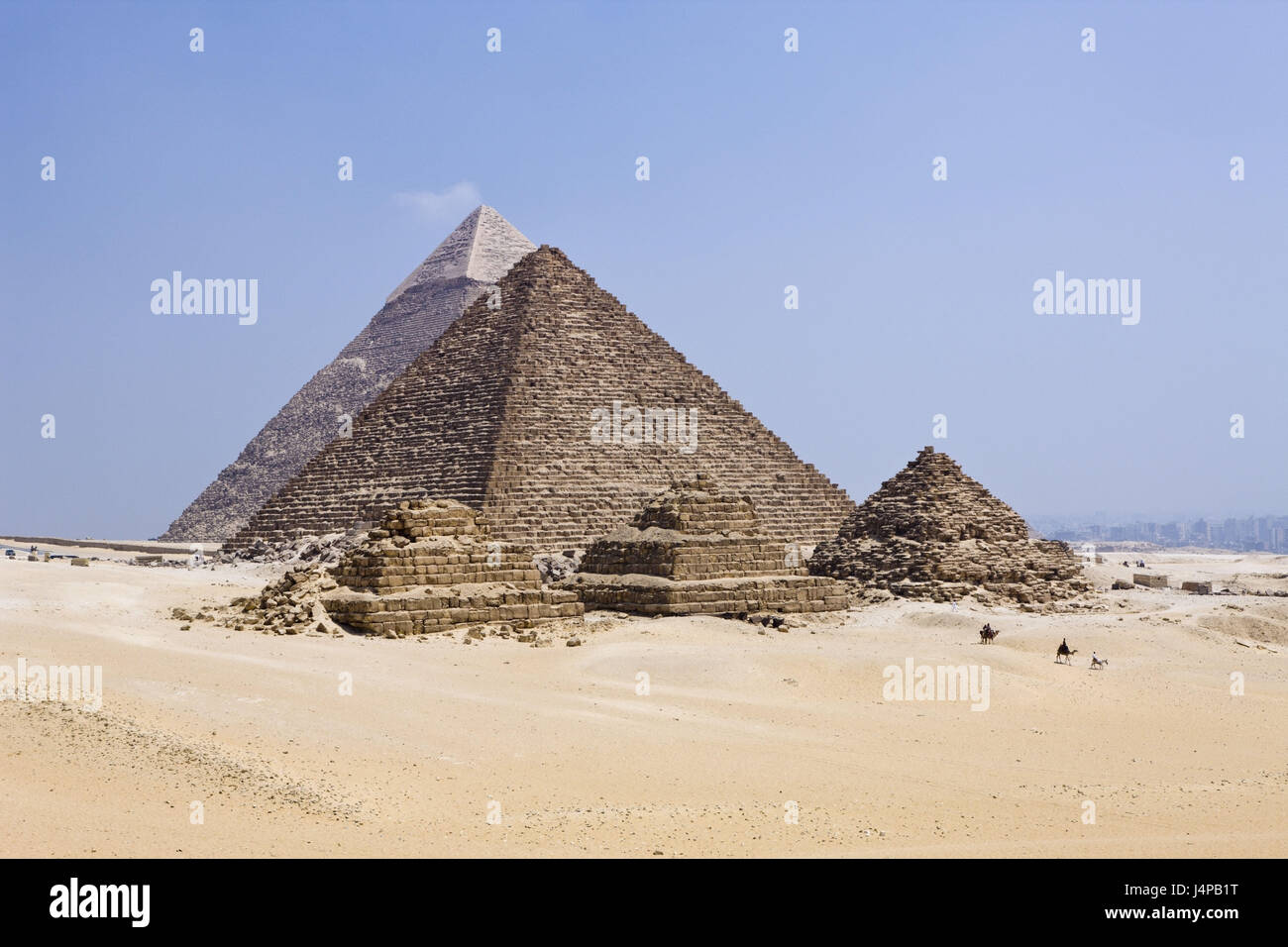 Pyramids of Gizeh, Egypt, Cairo Stock Photo - Alamy
