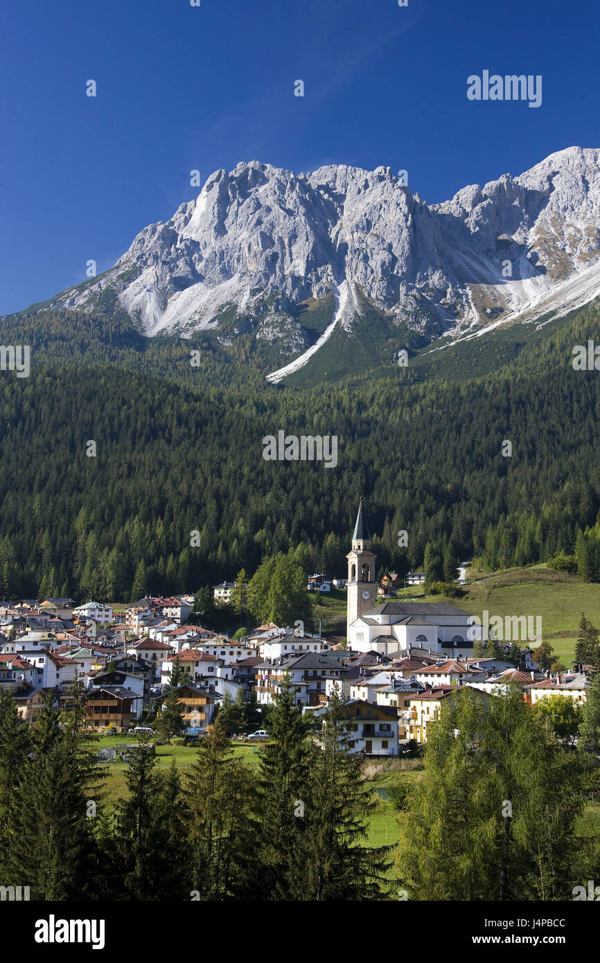 Italy, the Dolomites, Padola, local view Stock Photo - Alamy