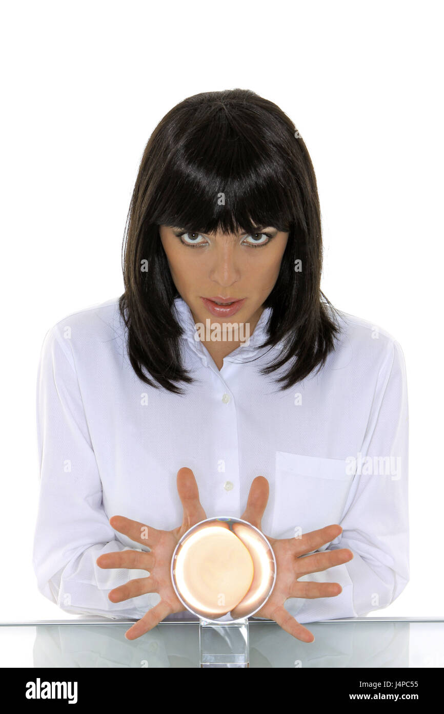 Glass ball foreteller hi-res stock photography and images - Alamy