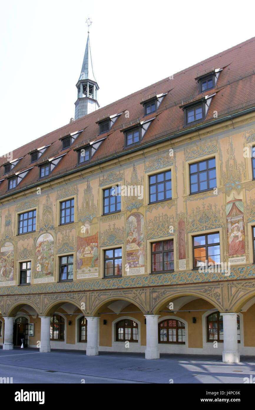 Germany, Ulm, city hall, detail Stock Photo - Alamy