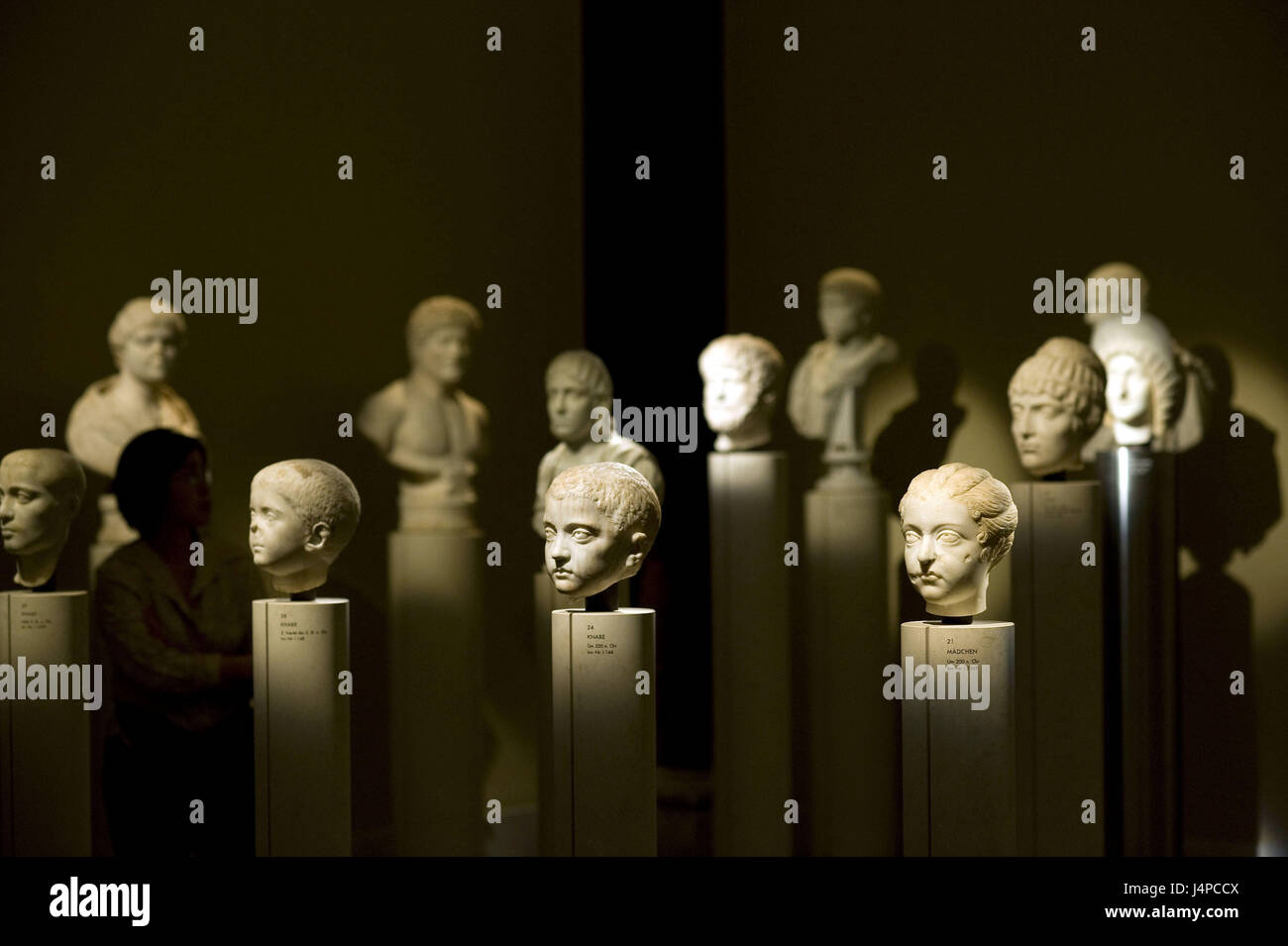 Austria, Vienna, art-historical museum, busts Stock Photo - Alamy
