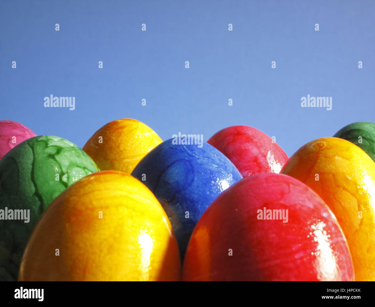 Easter eggs, tintedly, detail Stock Photo - Alamy