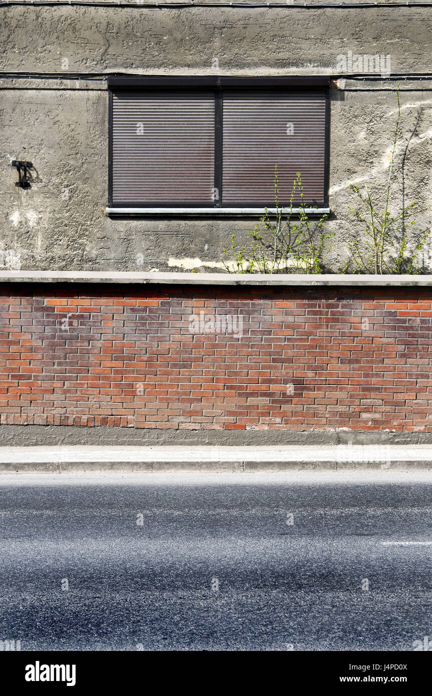 Roadside, house facade, detail Stock Photo - Alamy