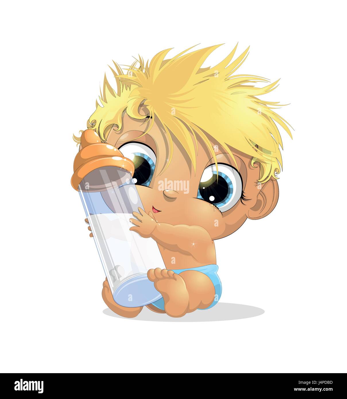 Cute cartoon baby Cut Out Stock Images & Pictures - Alamy