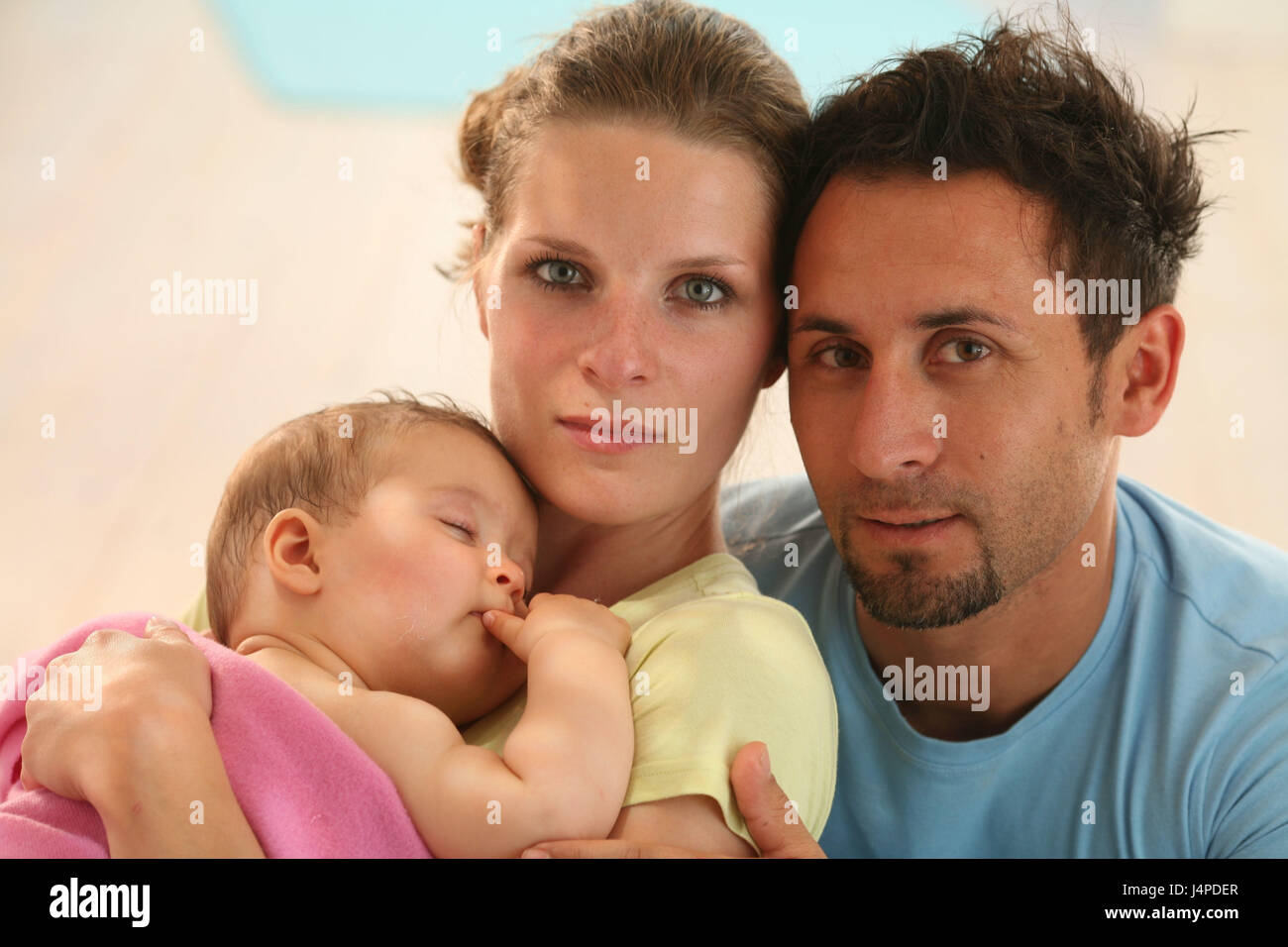Parents, baby, portrait Stock Photo - Alamy