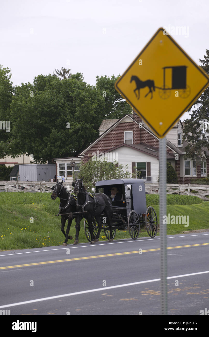 Amish Road Sign High Resolution Stock Photography and Images - Alamy