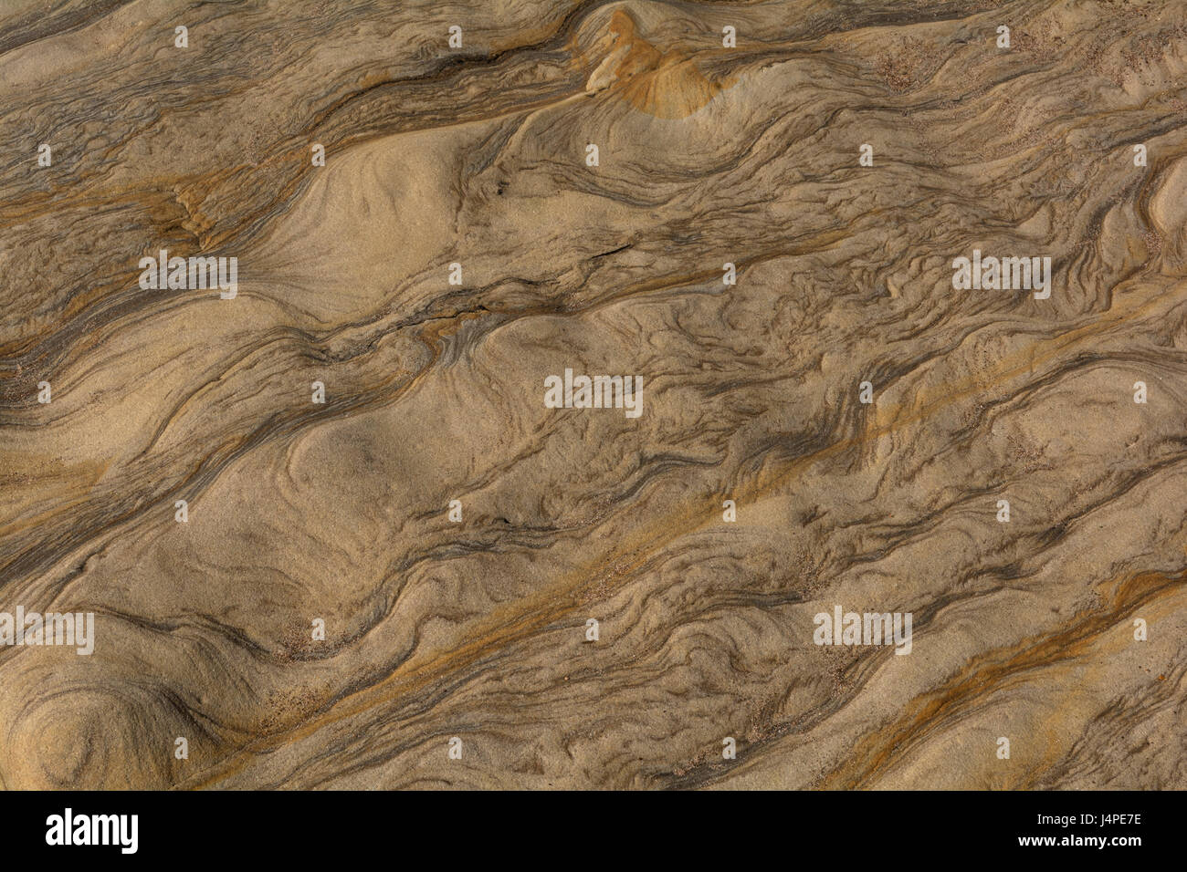 Sedimentary rocks with contour patterns and lines Stock Photo - Alamy