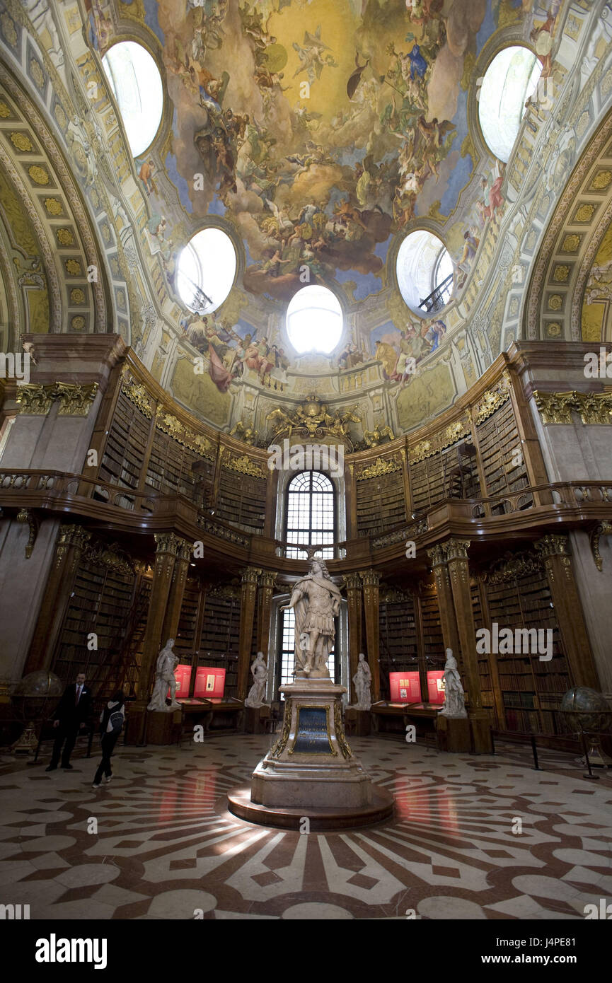 Austria, Vienna, Hofburg, court library Stock Photo - Alamy