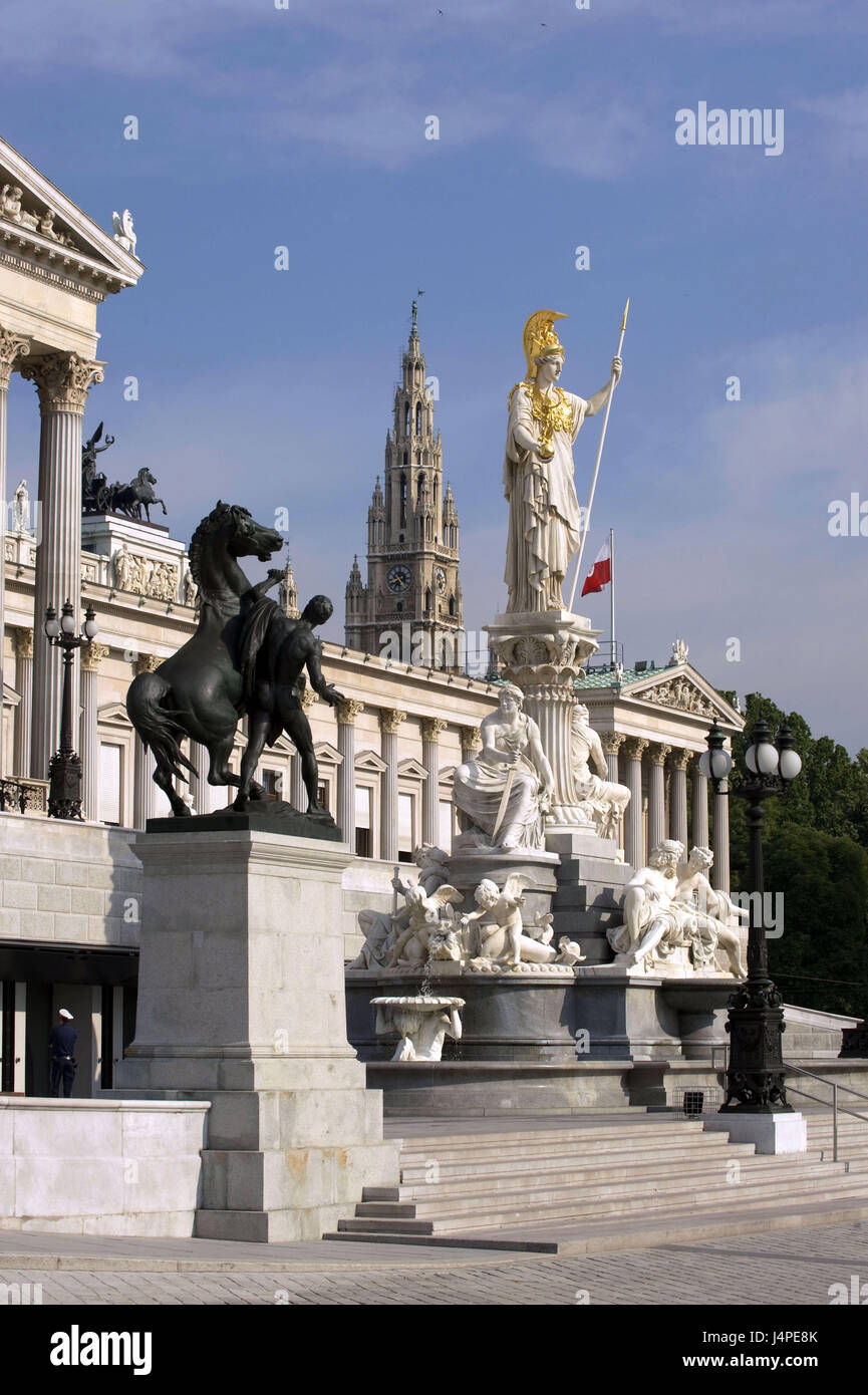 Austria, Vienna, parliament building Stock Photo - Alamy