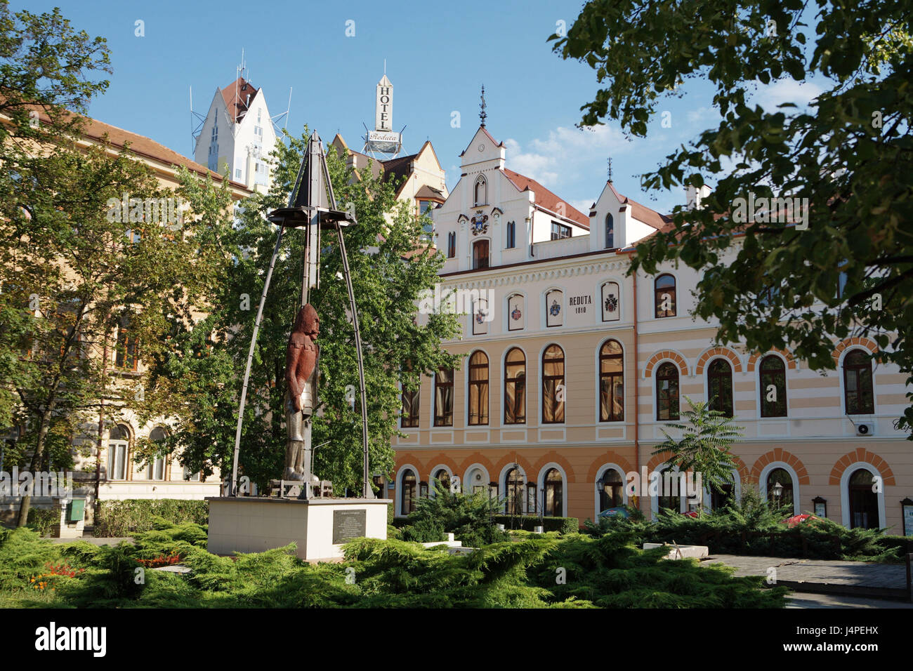 Slovakia, Lucenec, statue Stock Photo - Alamy