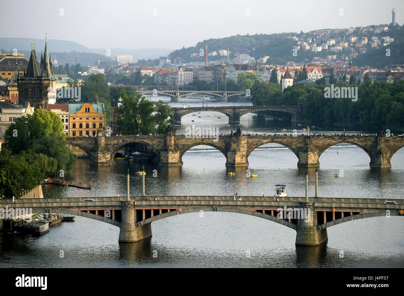 Prague bridges hi-res stock photography and images - Alamy