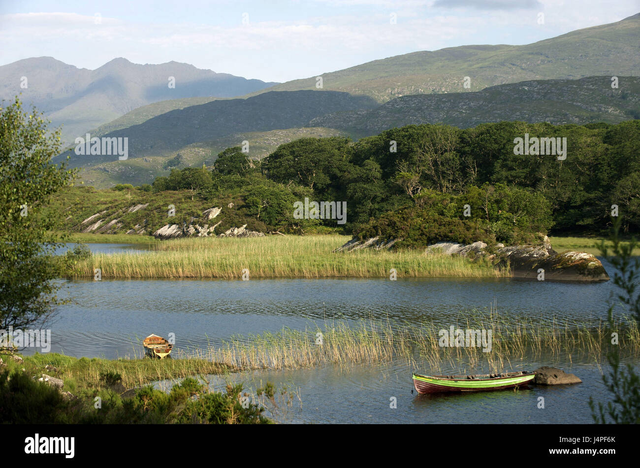Ireland, Munster, county Kerry, Killarney national park, Lough Leane ...