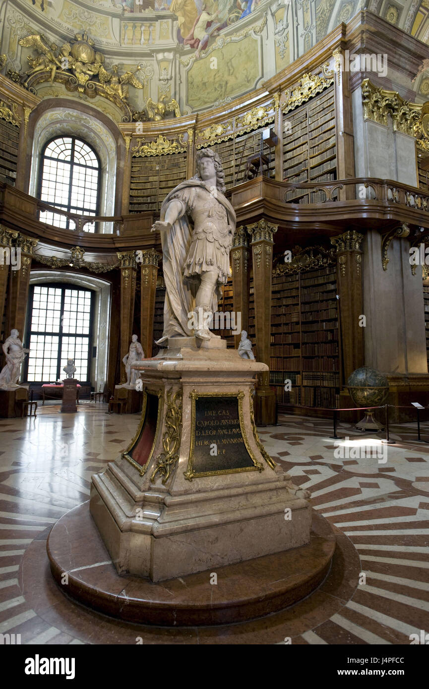 Austria, Vienna, Hofburg, court library Stock Photo - Alamy