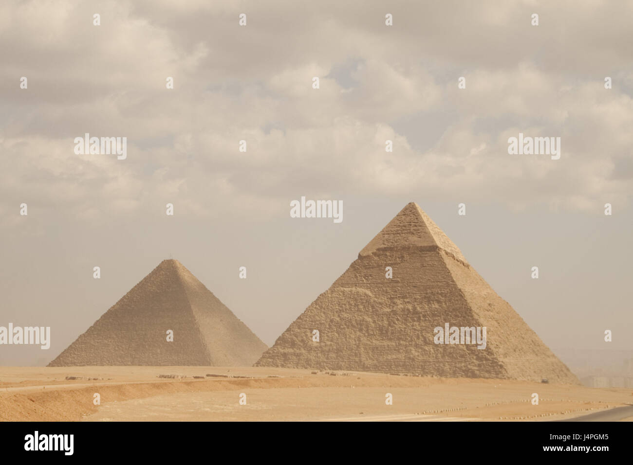 Egypt, desert, pyramids, nobody, Africa, Cairo, places of interest ...