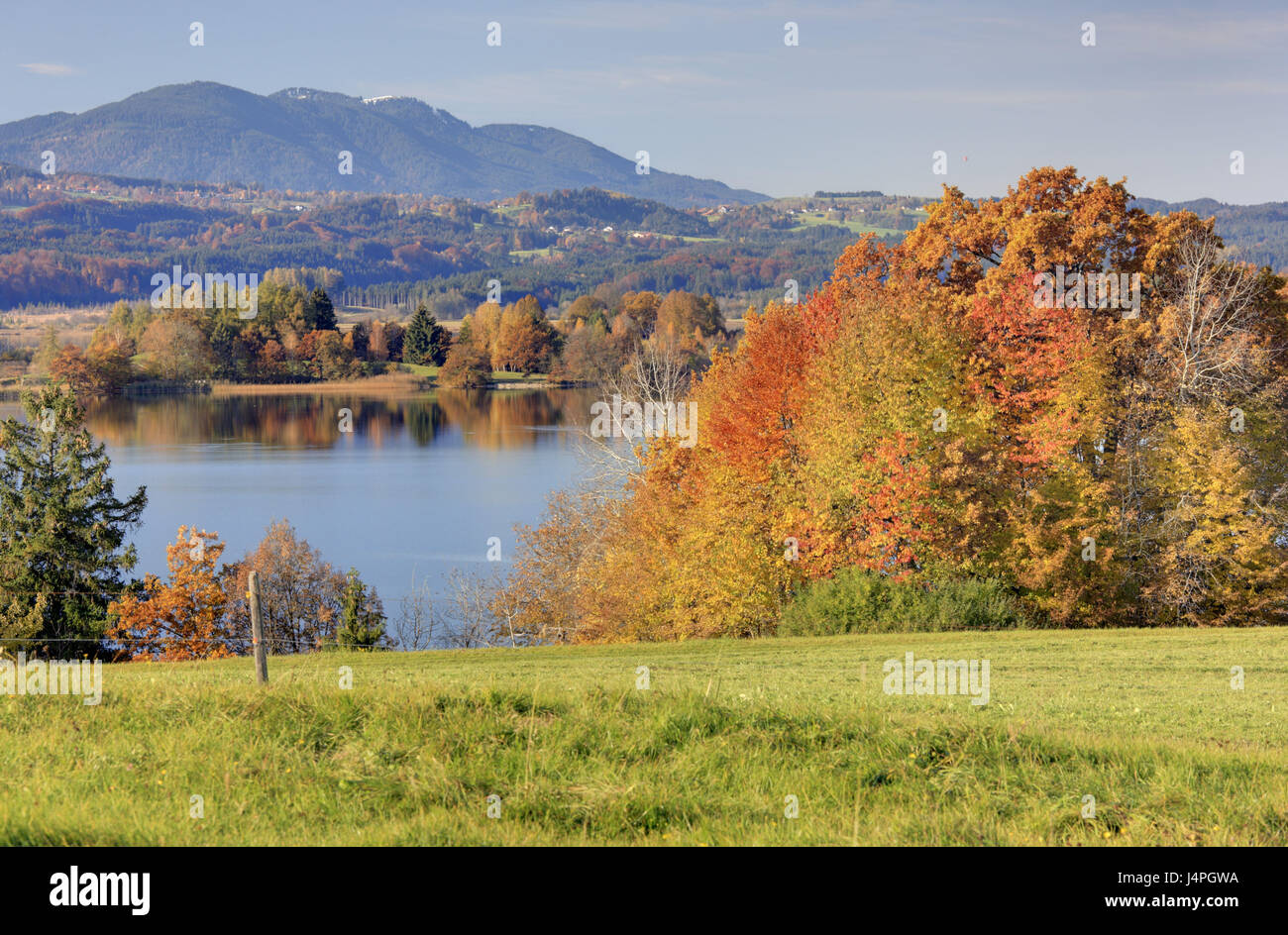 Germany, Bavaria, Upper Bavaria, priest's angle, blue country, series ...