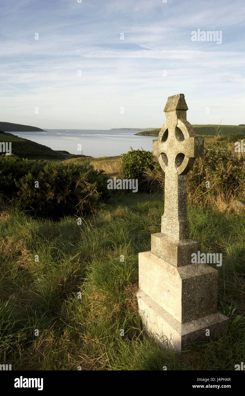 Ireland, Munster, Cork county, Kinsale, old cemetery Stock Photo - Alamy
