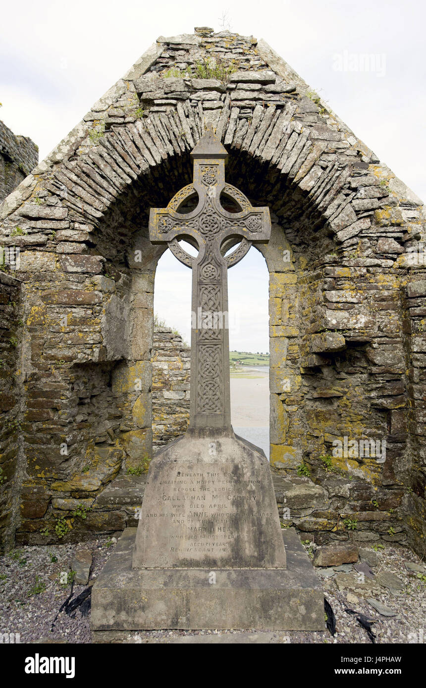 Ireland, Munster, Cork county, Timoleague, Timoleague Friary Stock ...