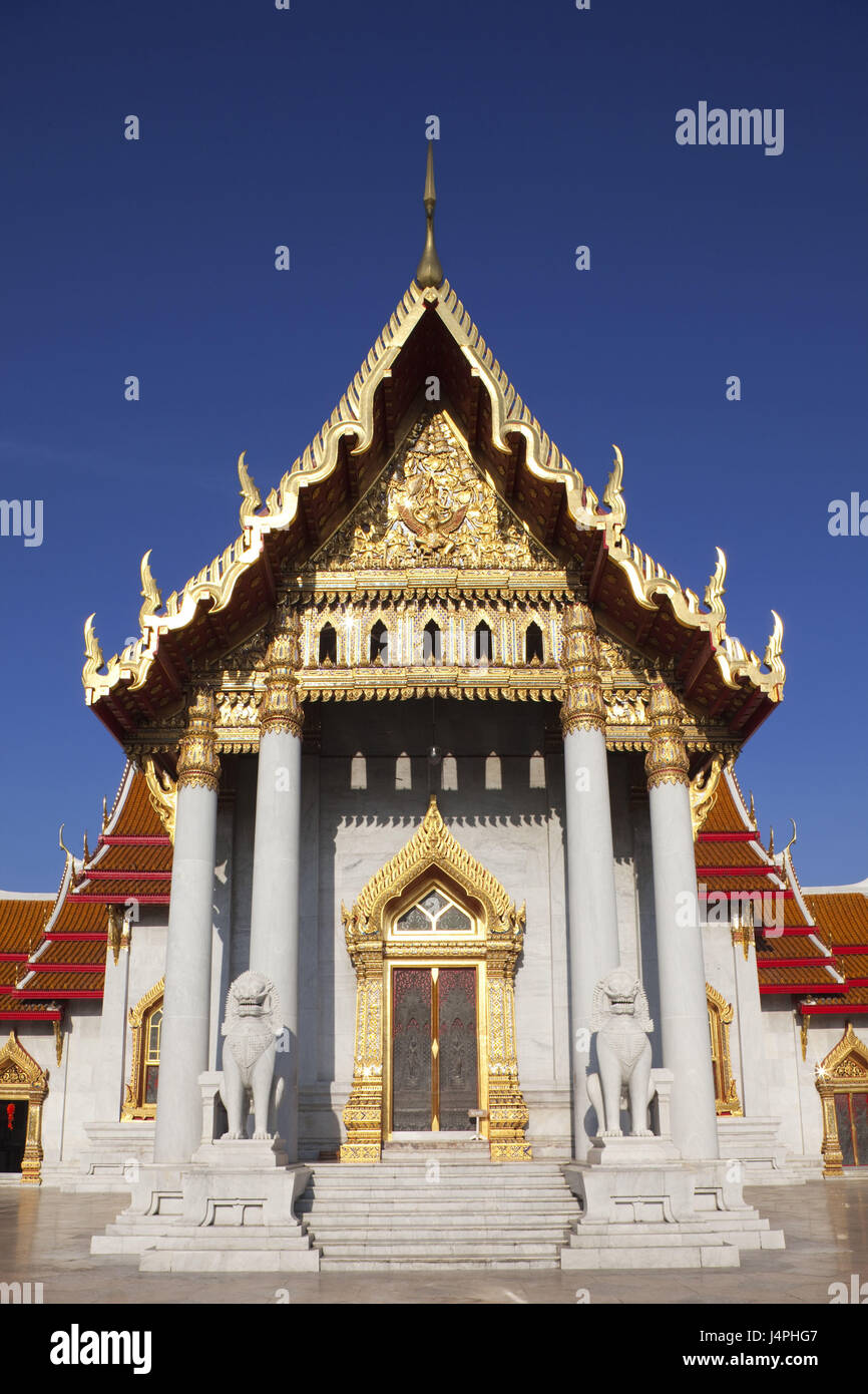 Thailand, Bangkok, Marble Temple, Wat Benchamabophit, detail Stock ...