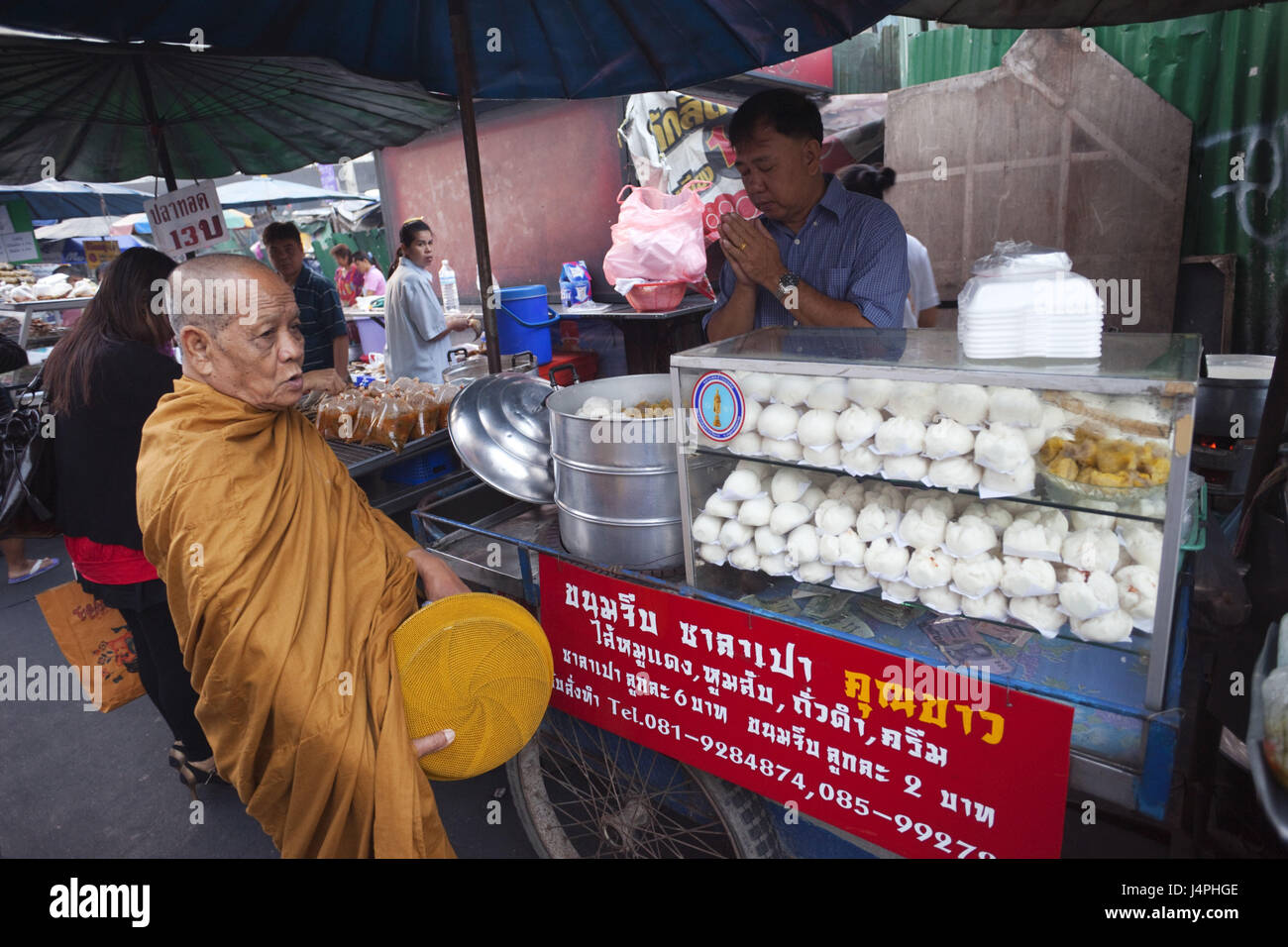 Buddhist monk cooking hi-res stock photography and images - Alamy