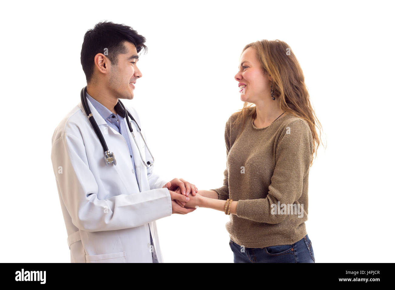 Doctor with his patient Stock Photo - Alamy