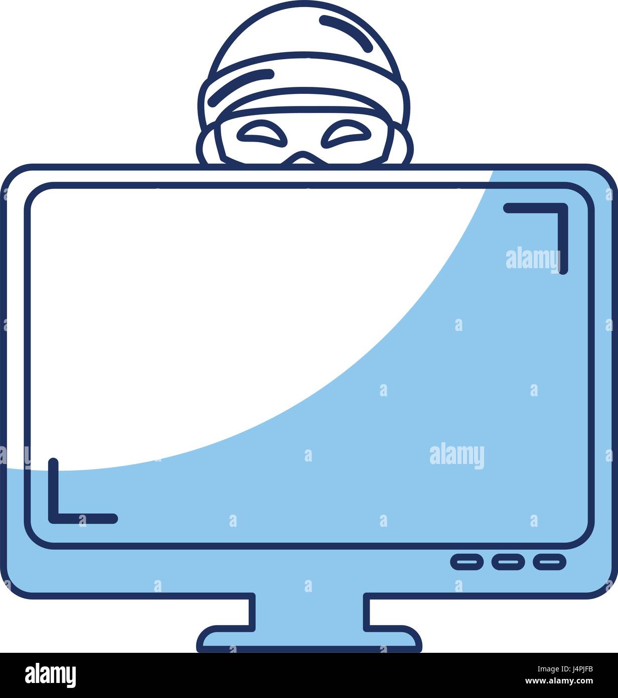 Hacker computer avatar character hi-res stock photography and images ...