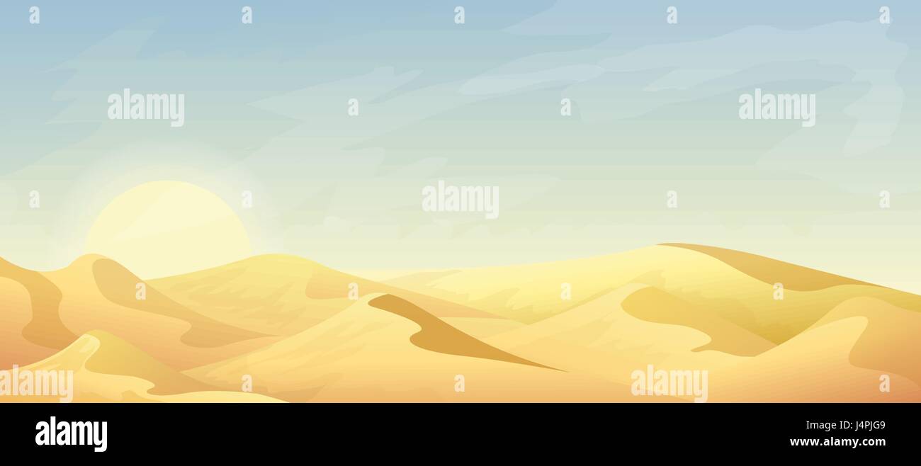 Desert landscape background Stock Vector Image & Art - Alamy