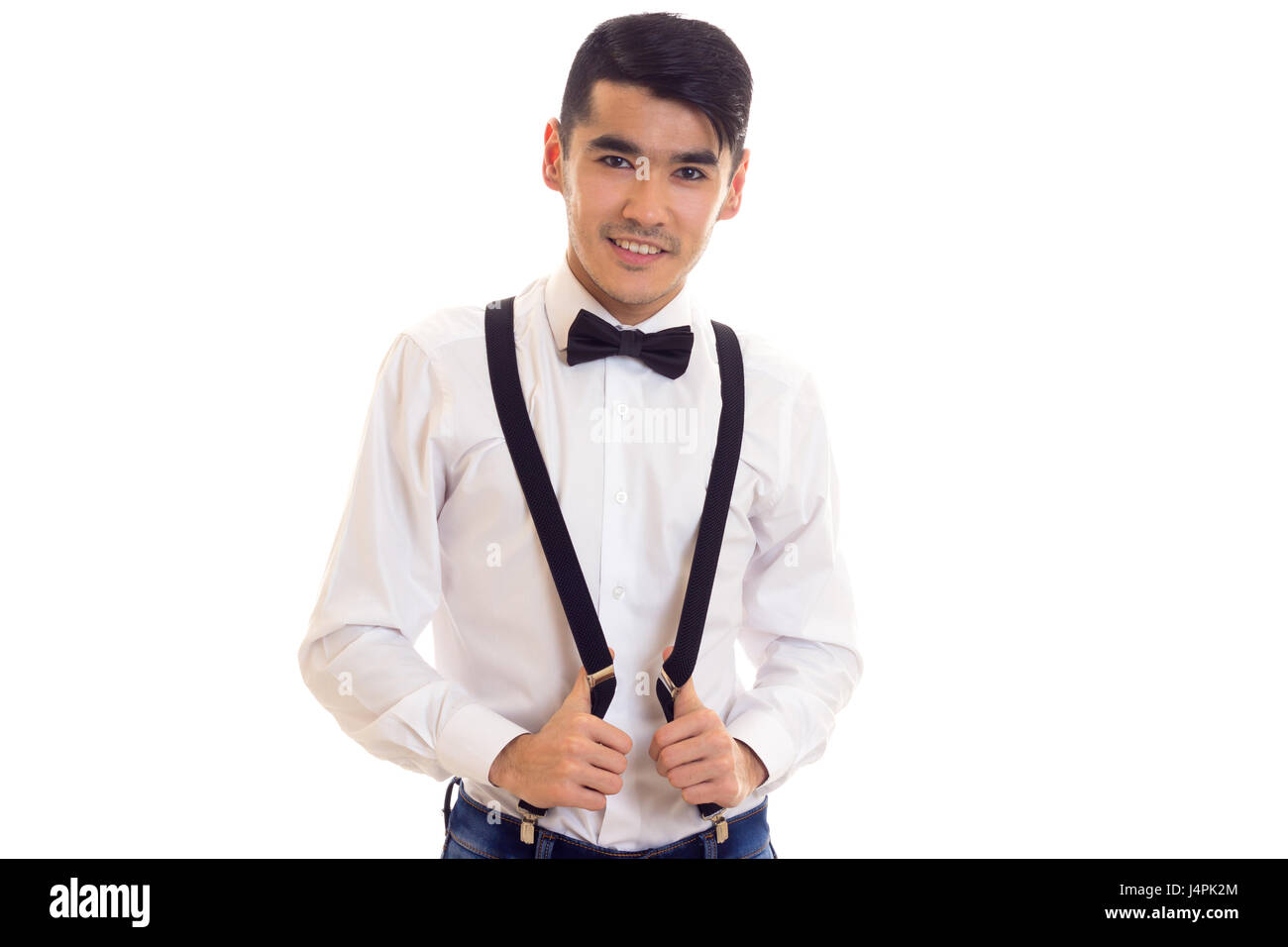 Suspenders fashion hi-res stock photography and images - Alamy