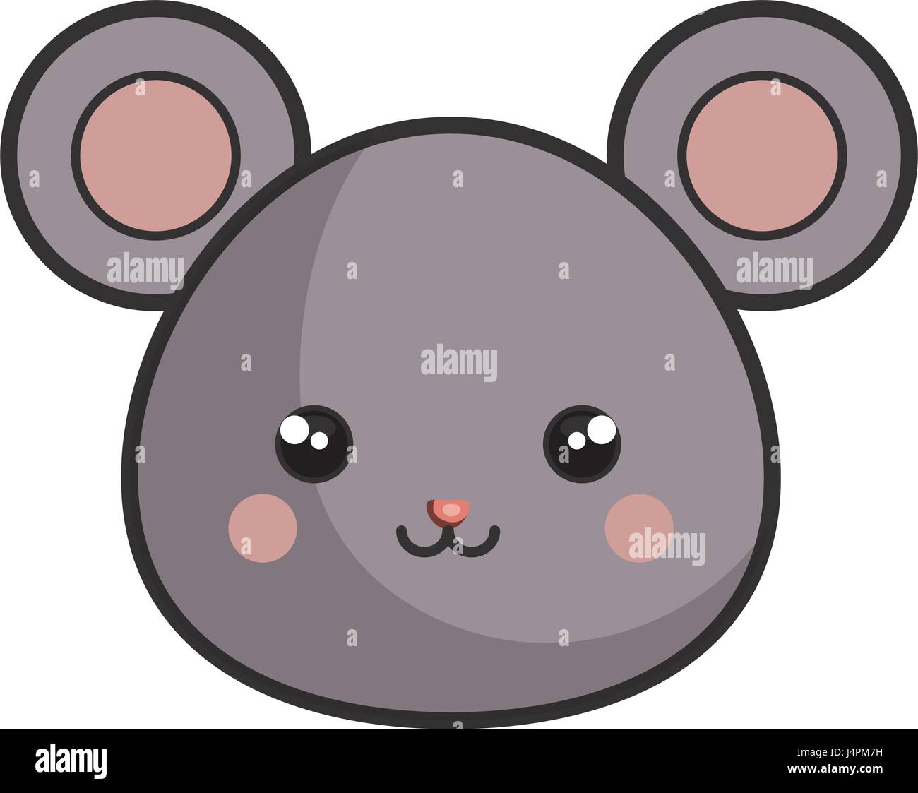 cute and tender mouse kawaii style Stock Vector Image & Art - Alamy