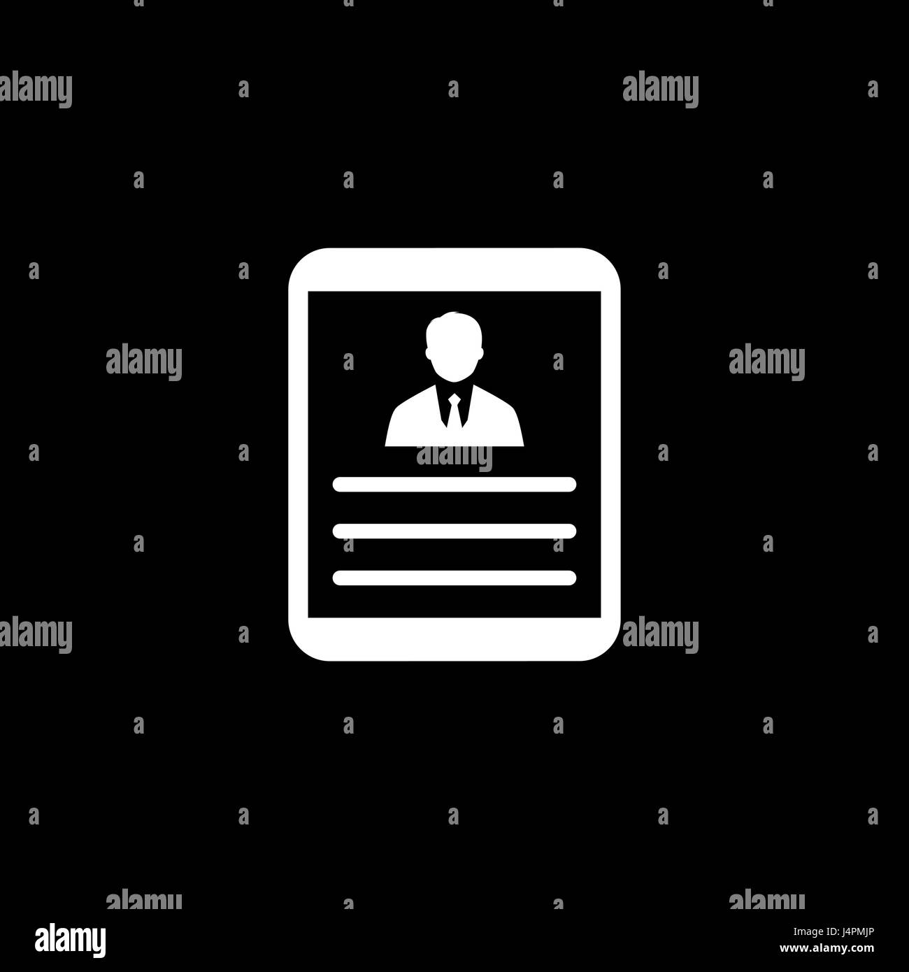 Profile pictogram Stock Vector Images - Alamy