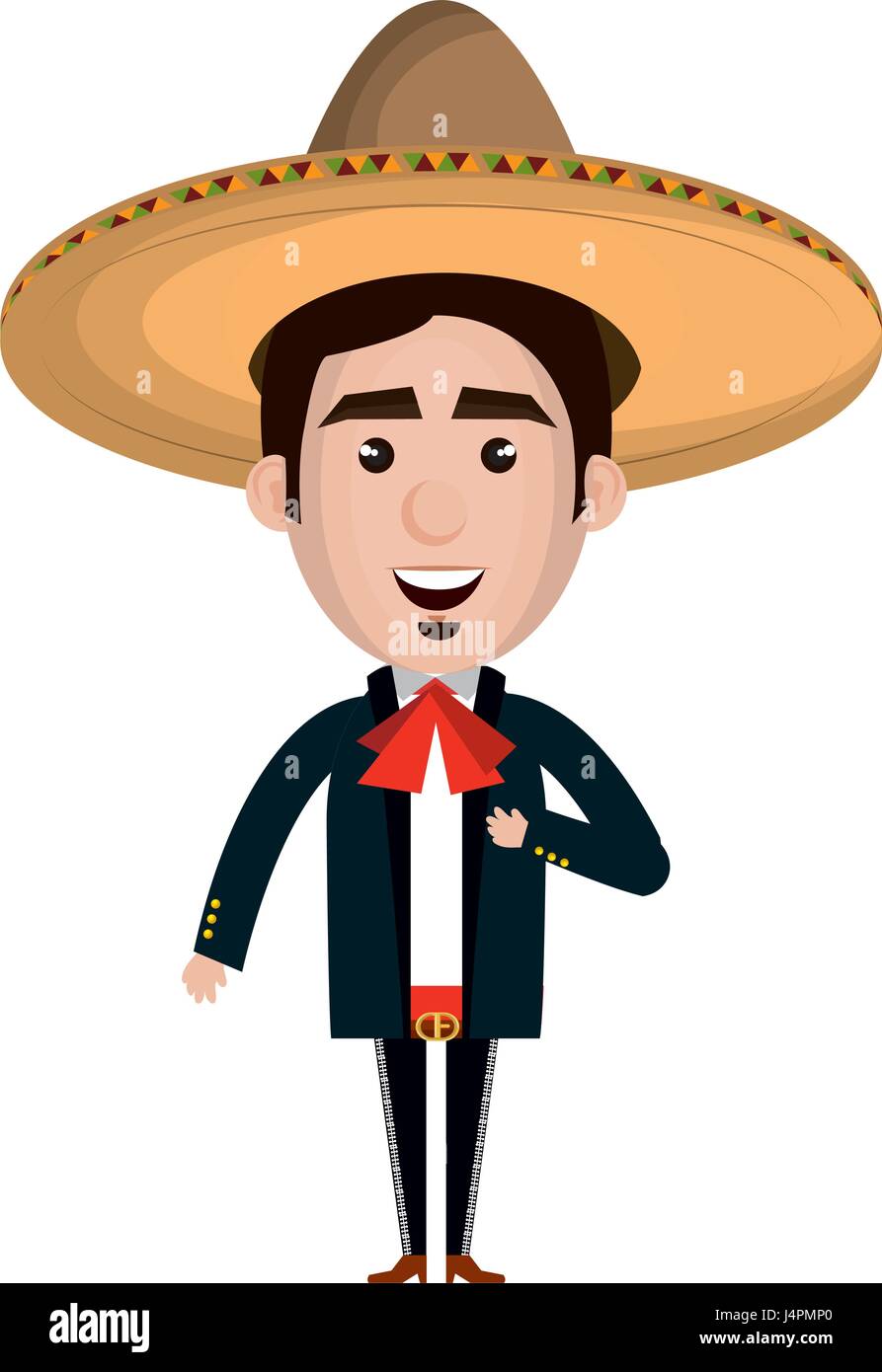 Mexican mariachi avatar character Stock Vector Image & Art - Alamy