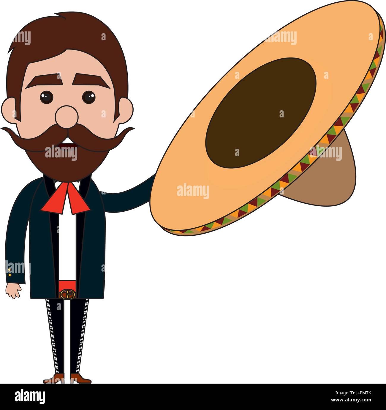 Mexican mariachi avatar character Stock Vector Image & Art - Alamy