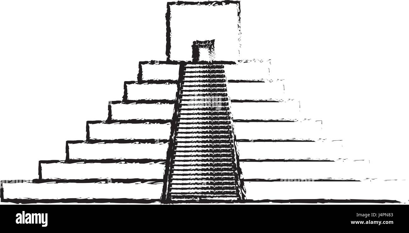 Pyramid maya Stock Vector Images - Alamy