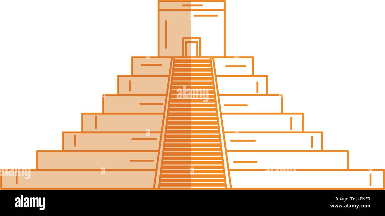 mayan pyramid isolated icon Stock Vector Image & Art - Alamy