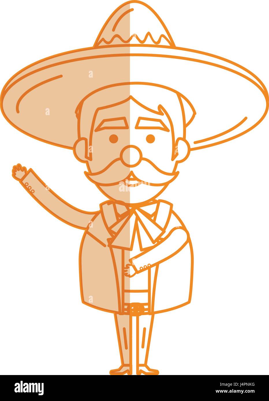 Mexican mariachi avatar character Stock Vector Image & Art - Alamy