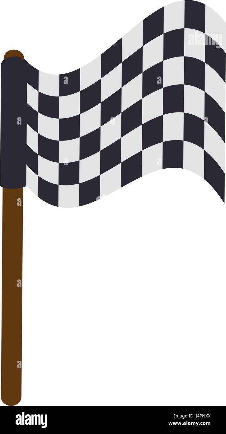 checkered flag isolated icon Stock Vector Image & Art - Alamy