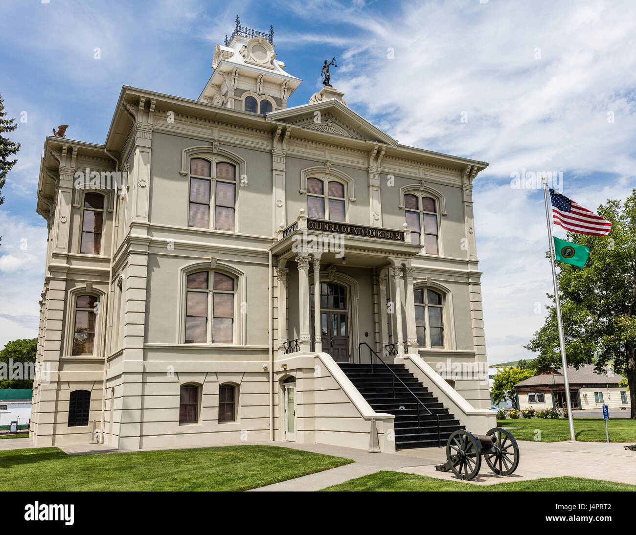 Columbia County Courthouse in Dayton, Washington in the Palouse region ...