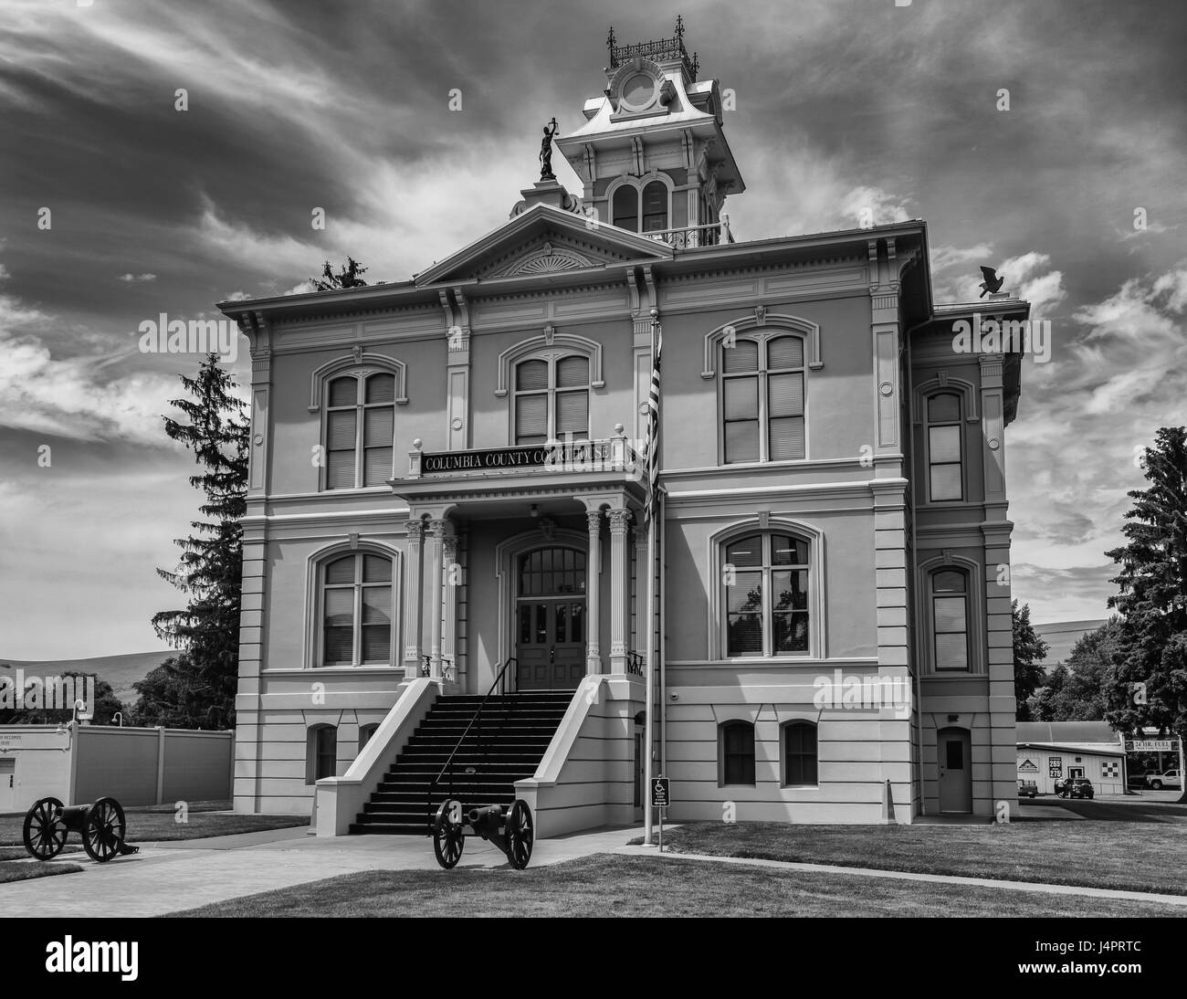Columbia County Courthouse in Dayton, Washington in the Palouse region ...