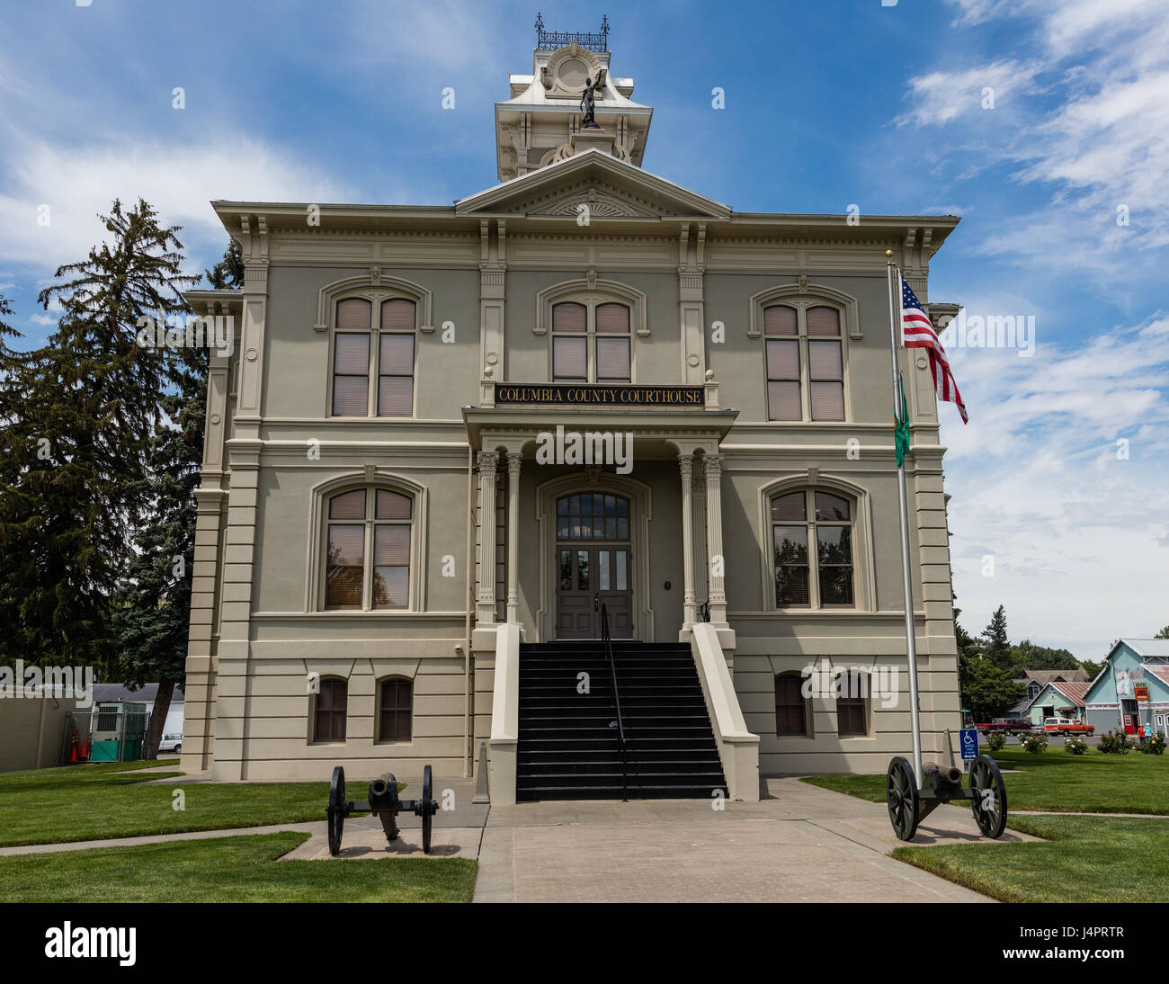 Columbia County Courthouse in Dayton, Washington in the Palouse region ...