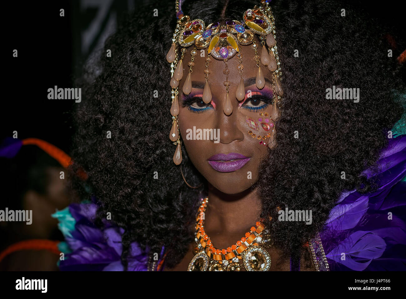 Baje Band Launch 2017 in Barbados, Caribbean with models in costumes ...