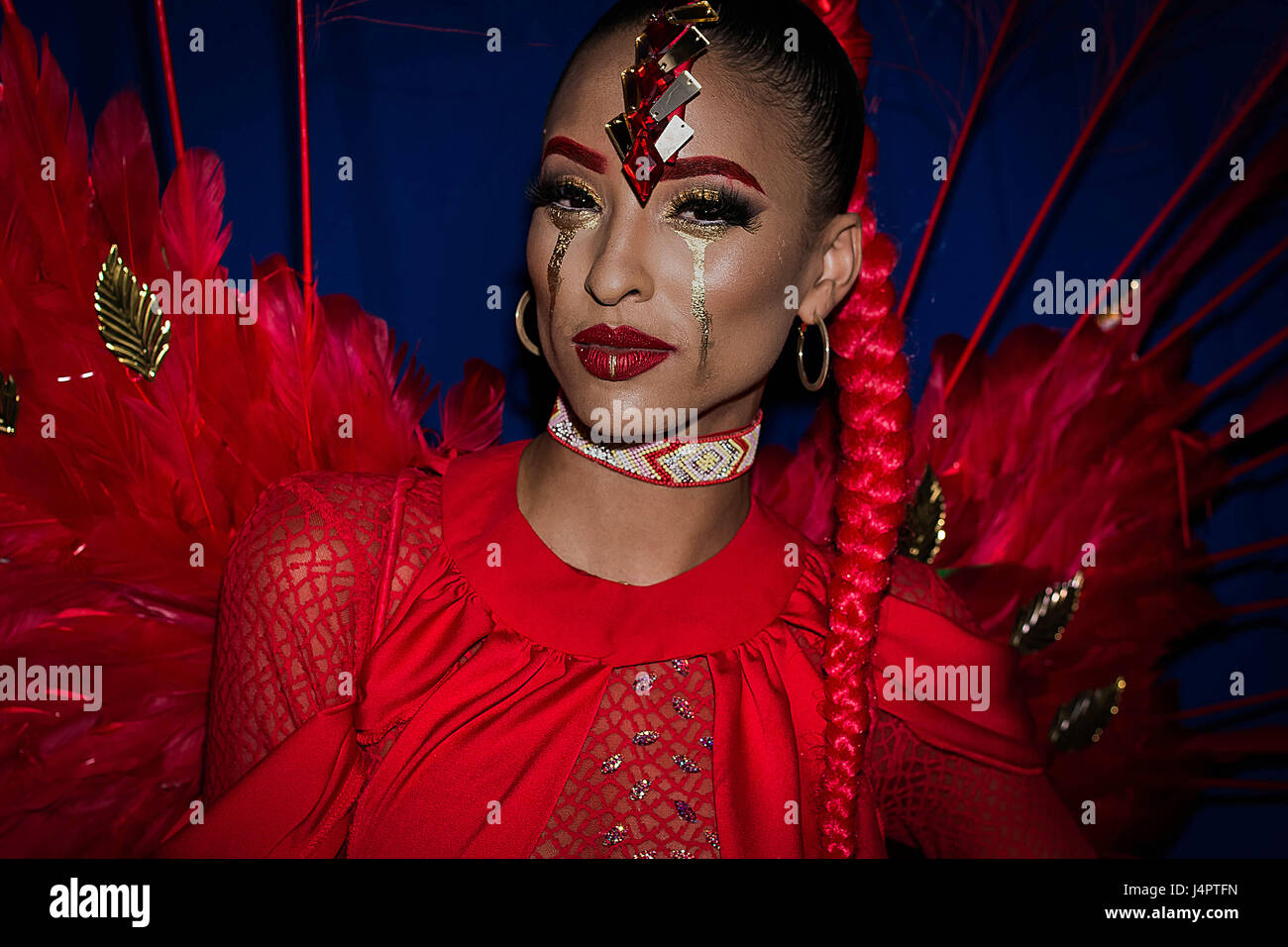 Baje Band Launch 2017 in Barbados, Caribbean with models in costumes ...