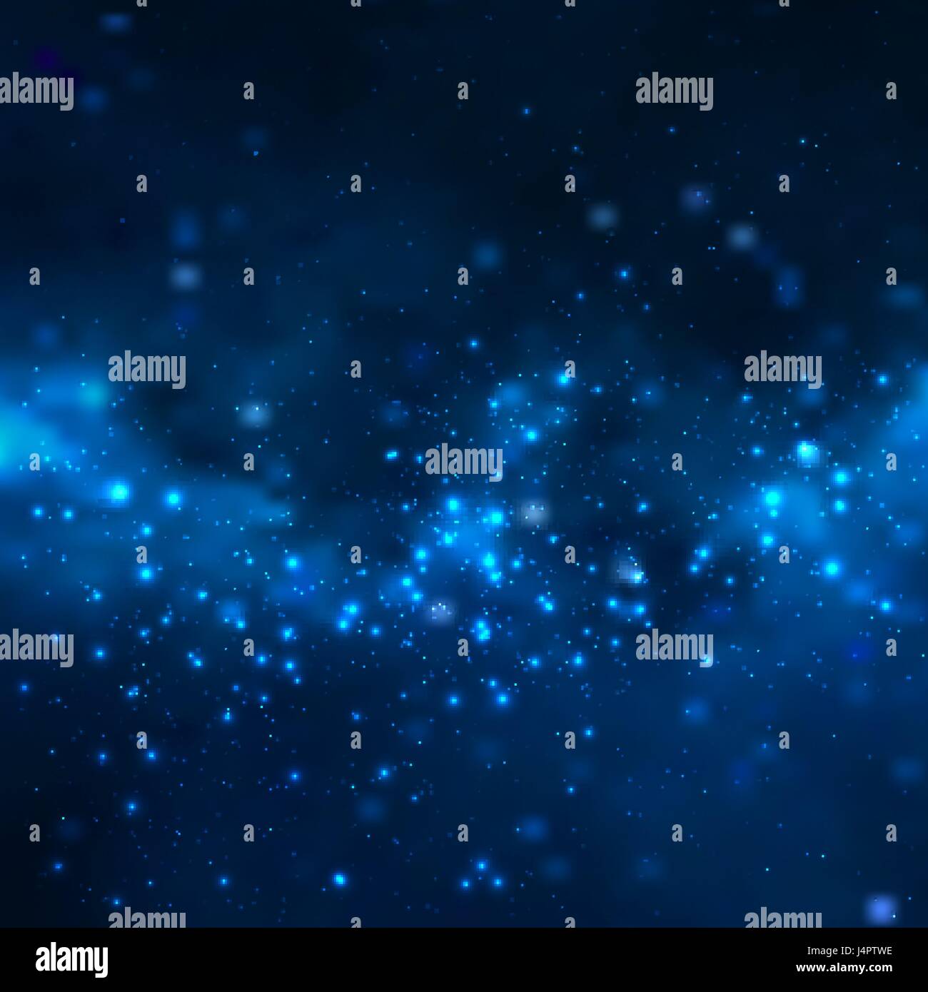 Space vector background with stars. Universe illustration. Colored ...