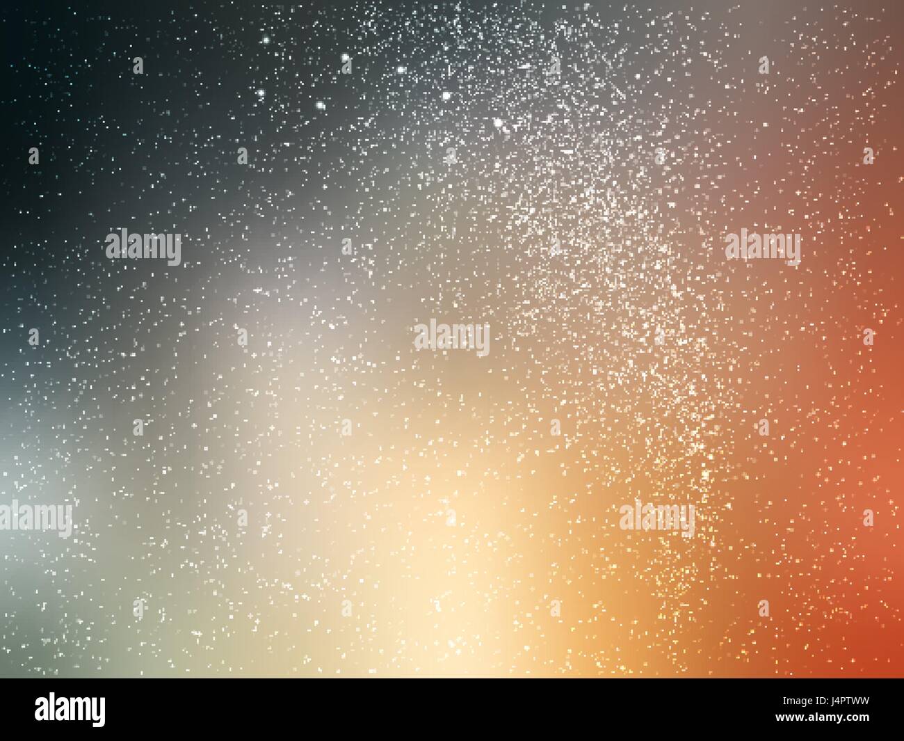 Space vector background with stars. Universe illustration. Colored ...
