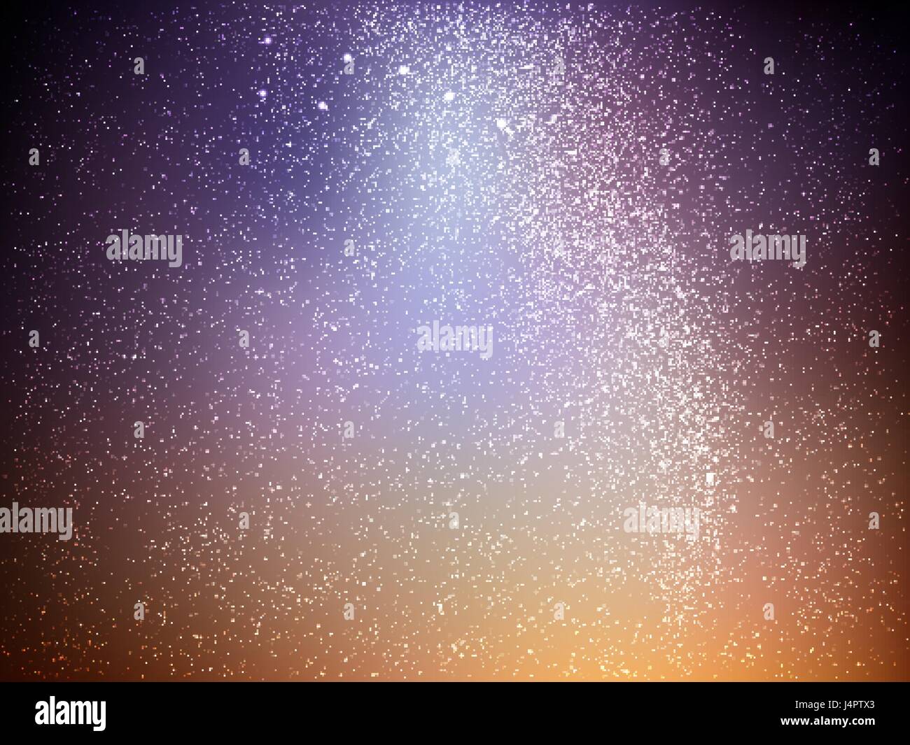 Space vector background with stars. Universe illustration. Colored ...