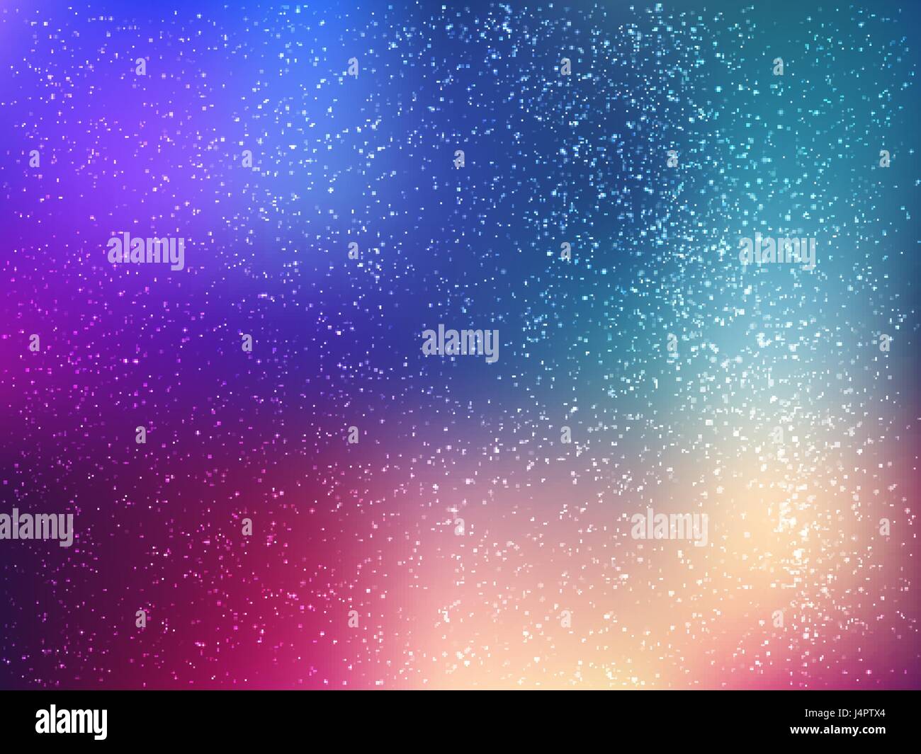Space vector background with stars. Universe illustration. Colored ...