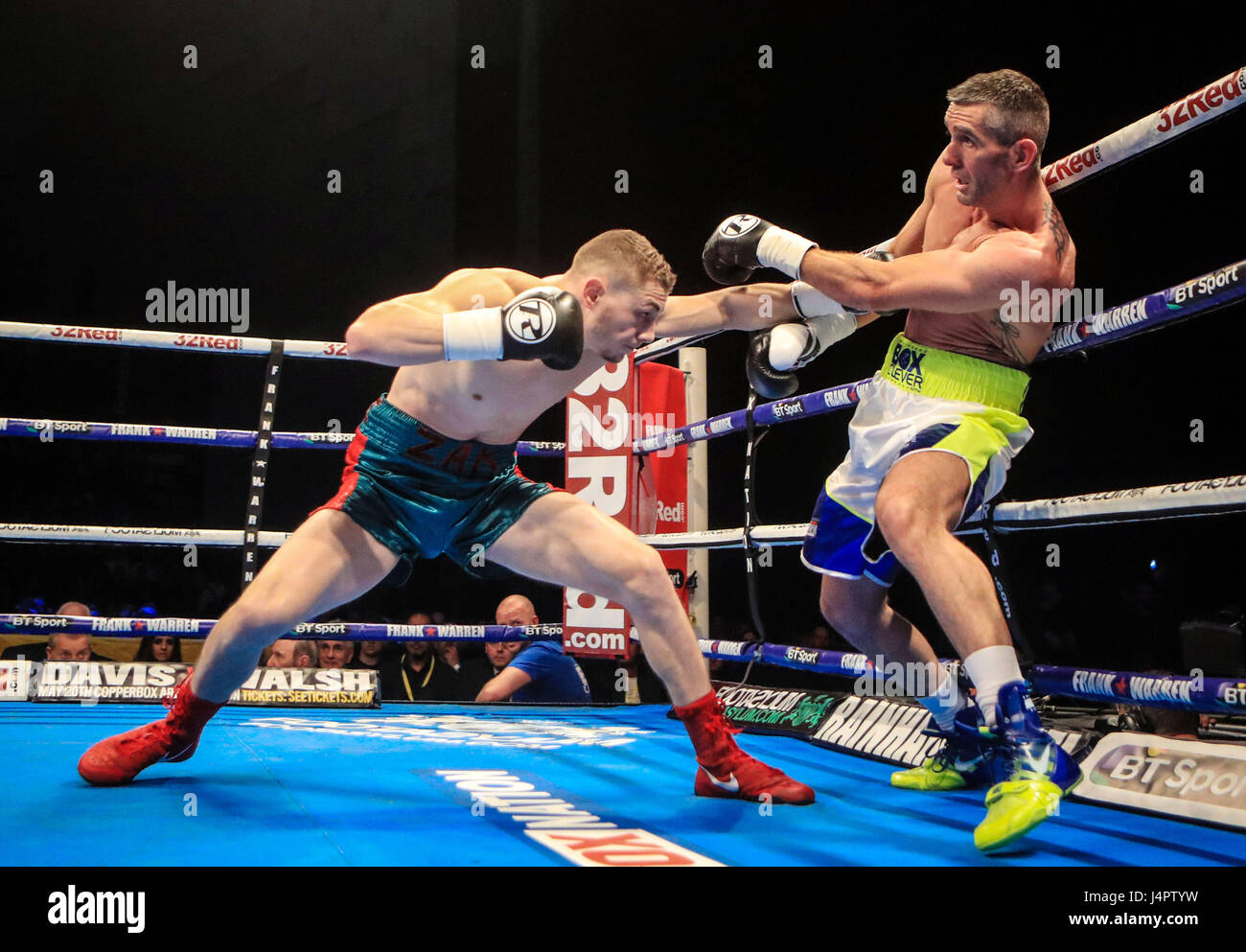 Zak Chelli (left) in action against Chris Dutton during their Super ...